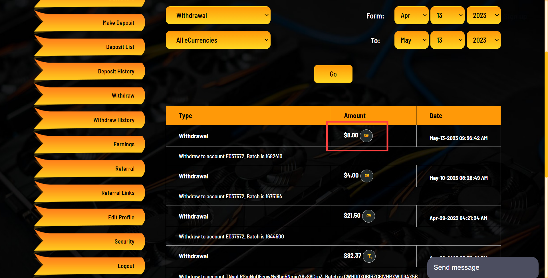 COINCXO – Cazando Hyips